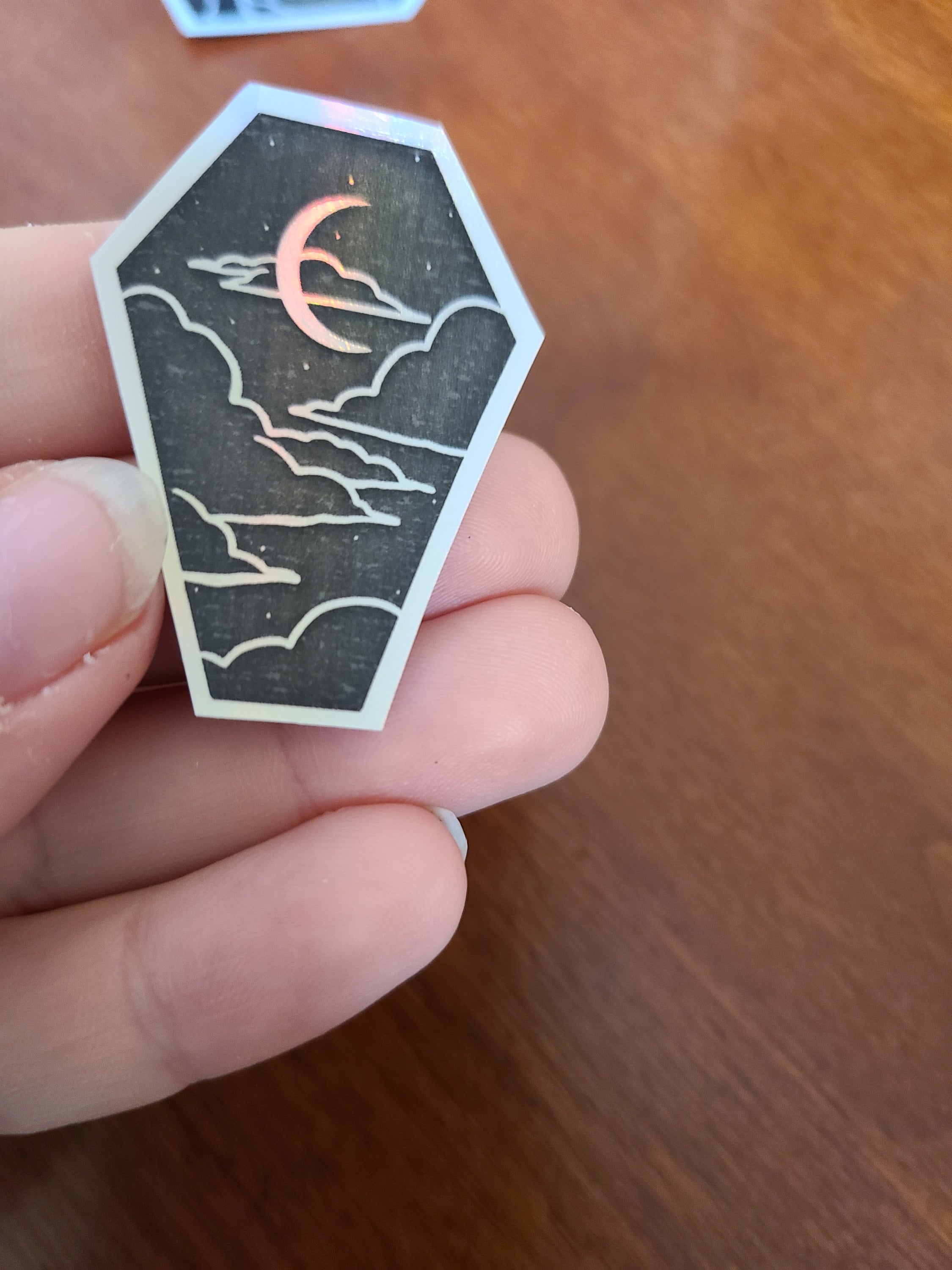 3 Mini Holo Coffins Sticker Pack / Sticker / Sticker Pack / - Etsy