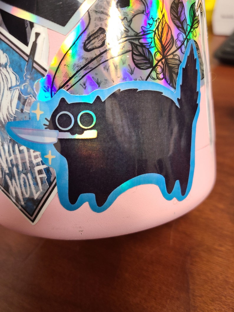 Danger Kitty Sticker / Cat Sticker / Vinyl Sticker / - Etsy