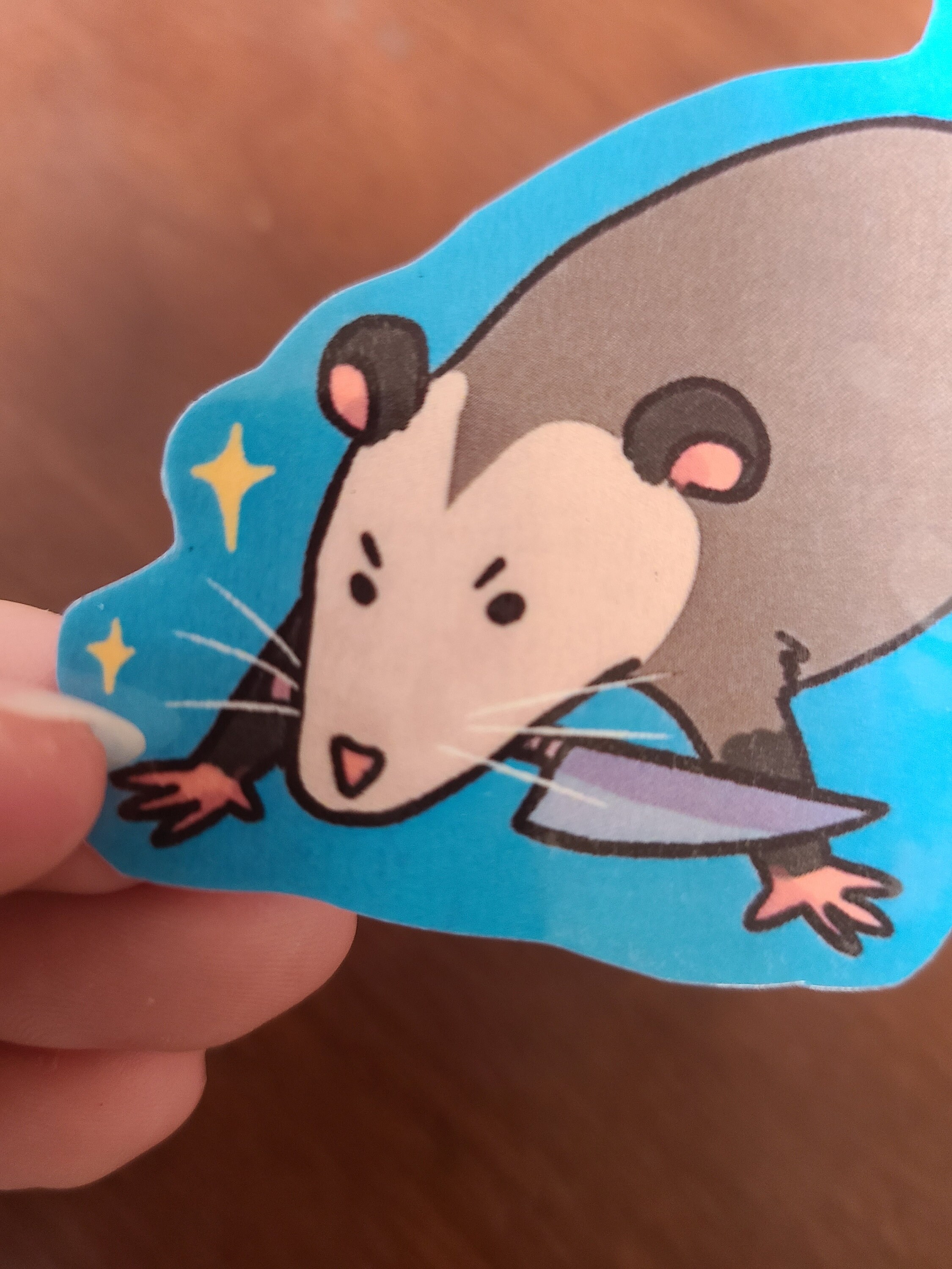 Danger Opossum Sticker / Opossum Sticker / Vinyl Sticker / - Etsy