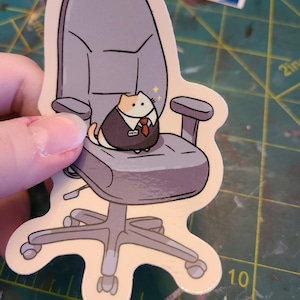 Boss Kitty Sticker / Cat Sticker / Vinyl Sticker / Journaling ...