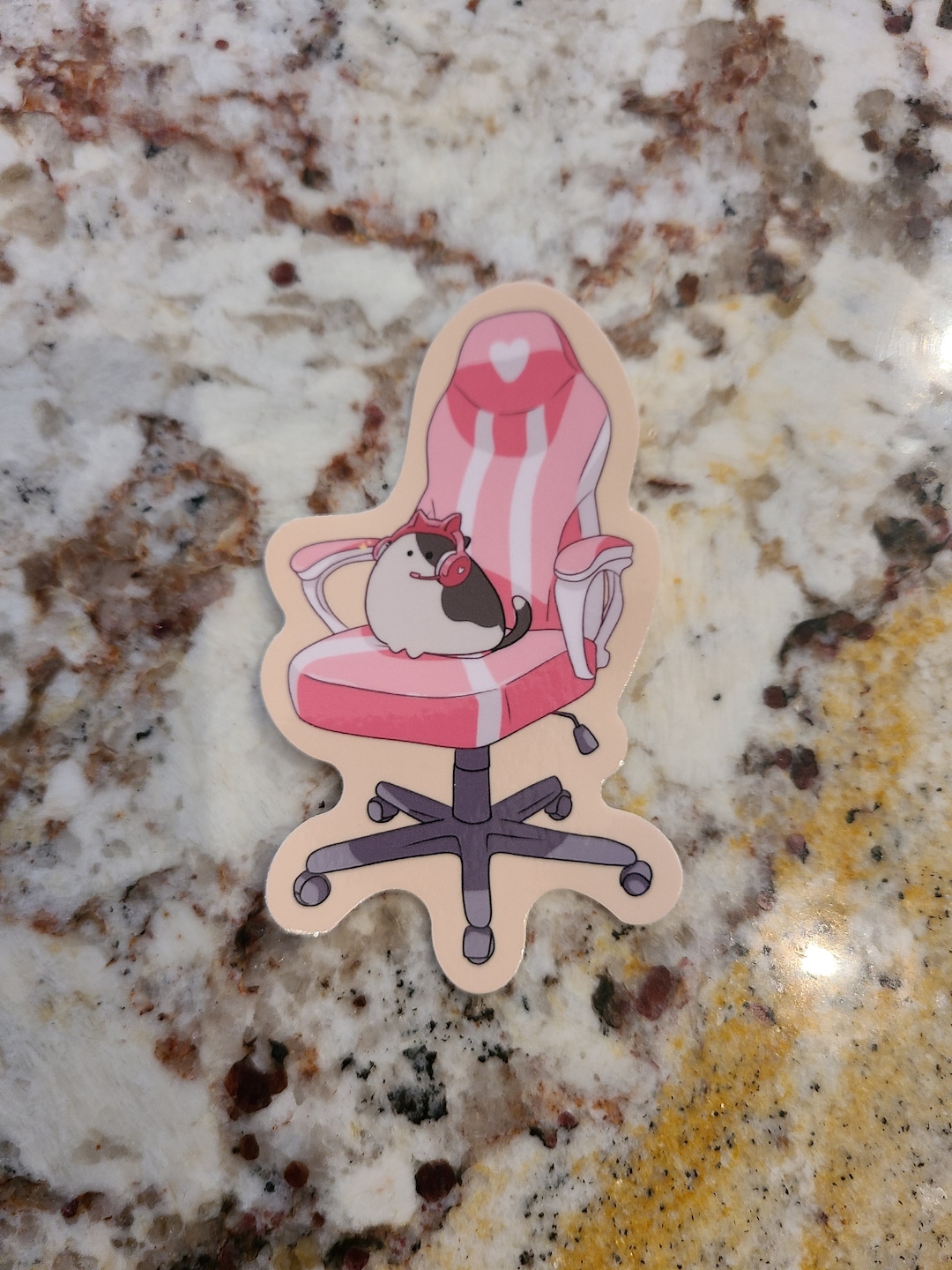 Gamer Kitty Sticker / Cat Sticker / Vinyl Sticker / Gamer Sticker ...