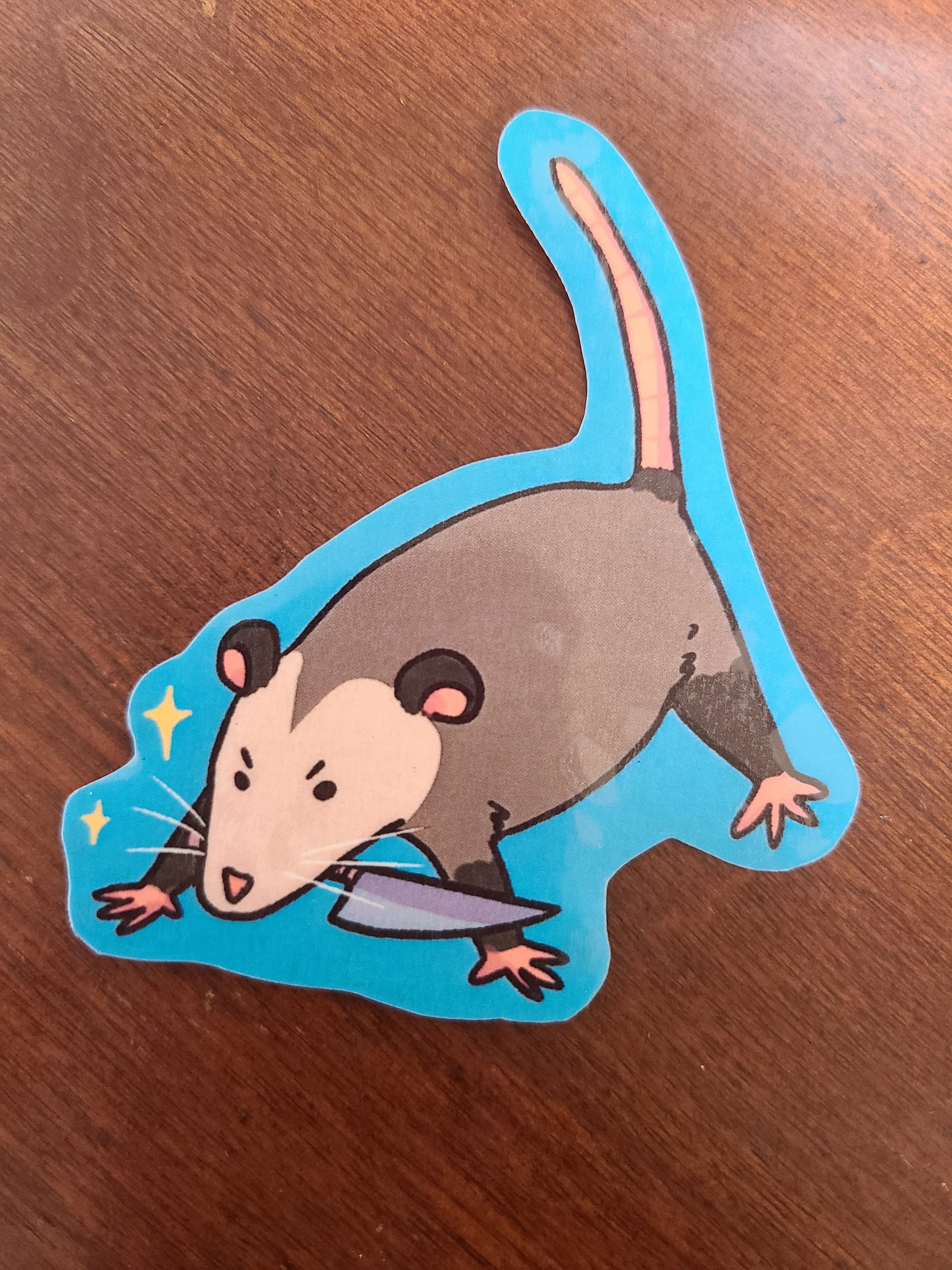 Danger Opossum Sticker / Opossum Sticker / Vinyl Sticker / - Etsy