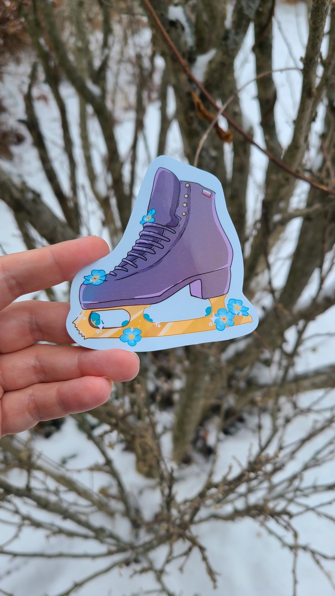 Skate Sticker / Figure Skating Sticker / Vinyl Sticker / Journaling ...