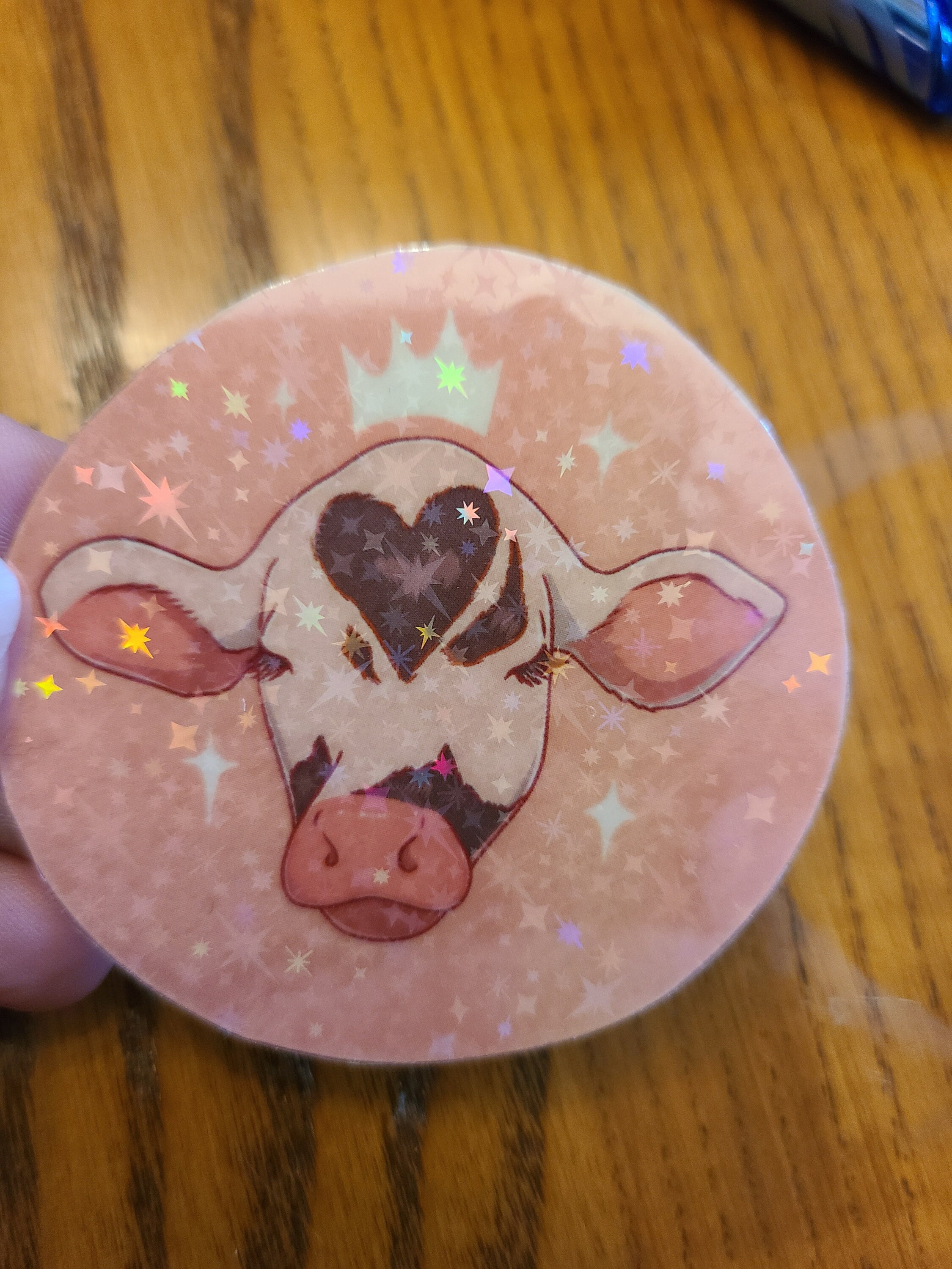 Cow Princess Sticker / Cow / Cow Sticker / Cute Sticker / - Etsy UK