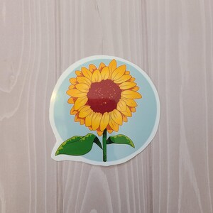 Sunflower Sticker / Summer Sticker / Hydroflask Stickers / Vinyl ...