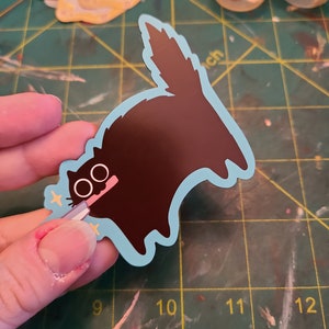 Danger Kitty Magnet / Fridge Magnet / Cute Magnet / Cat Magnet / Cat ...