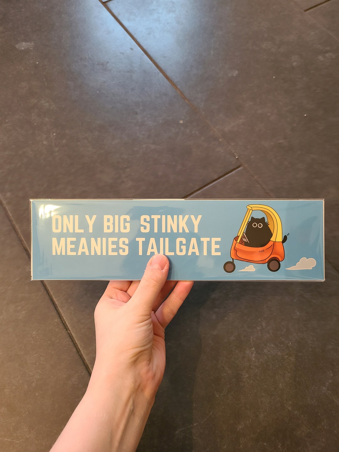 Cat Bumper Sticker / Funny Bumper Sticker / Vinyl Sticker / Cute ...