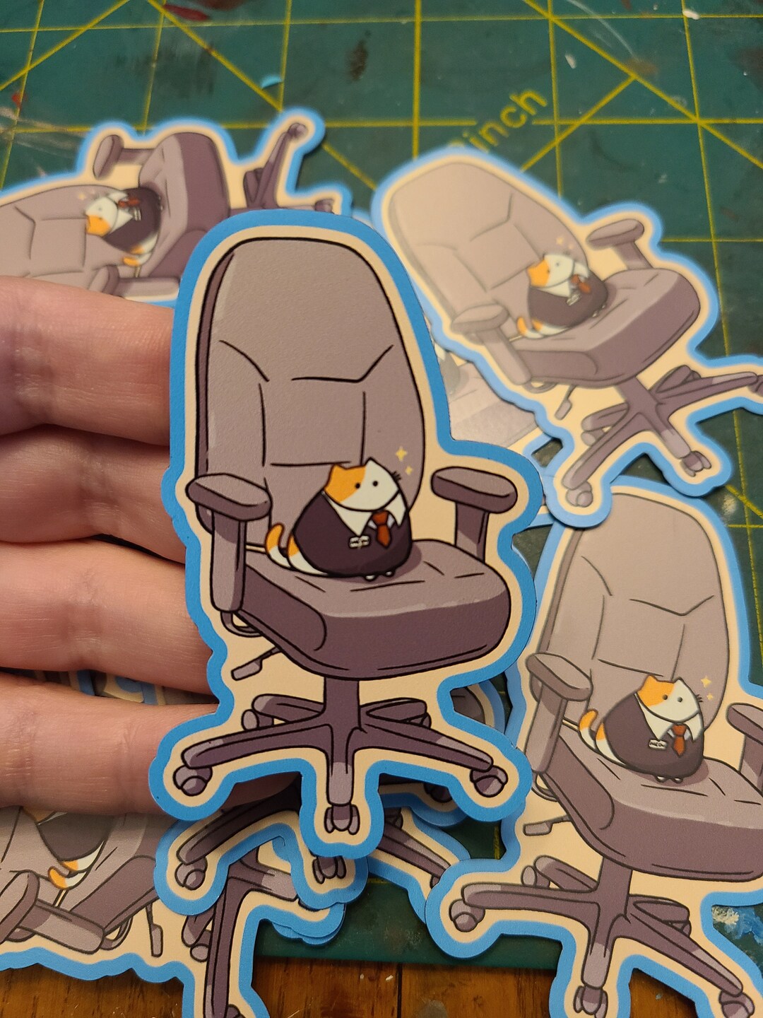 Boss Kitty Magnet / Fridge Magnet / Cute Magnet / Cat Magnet / Cat ...