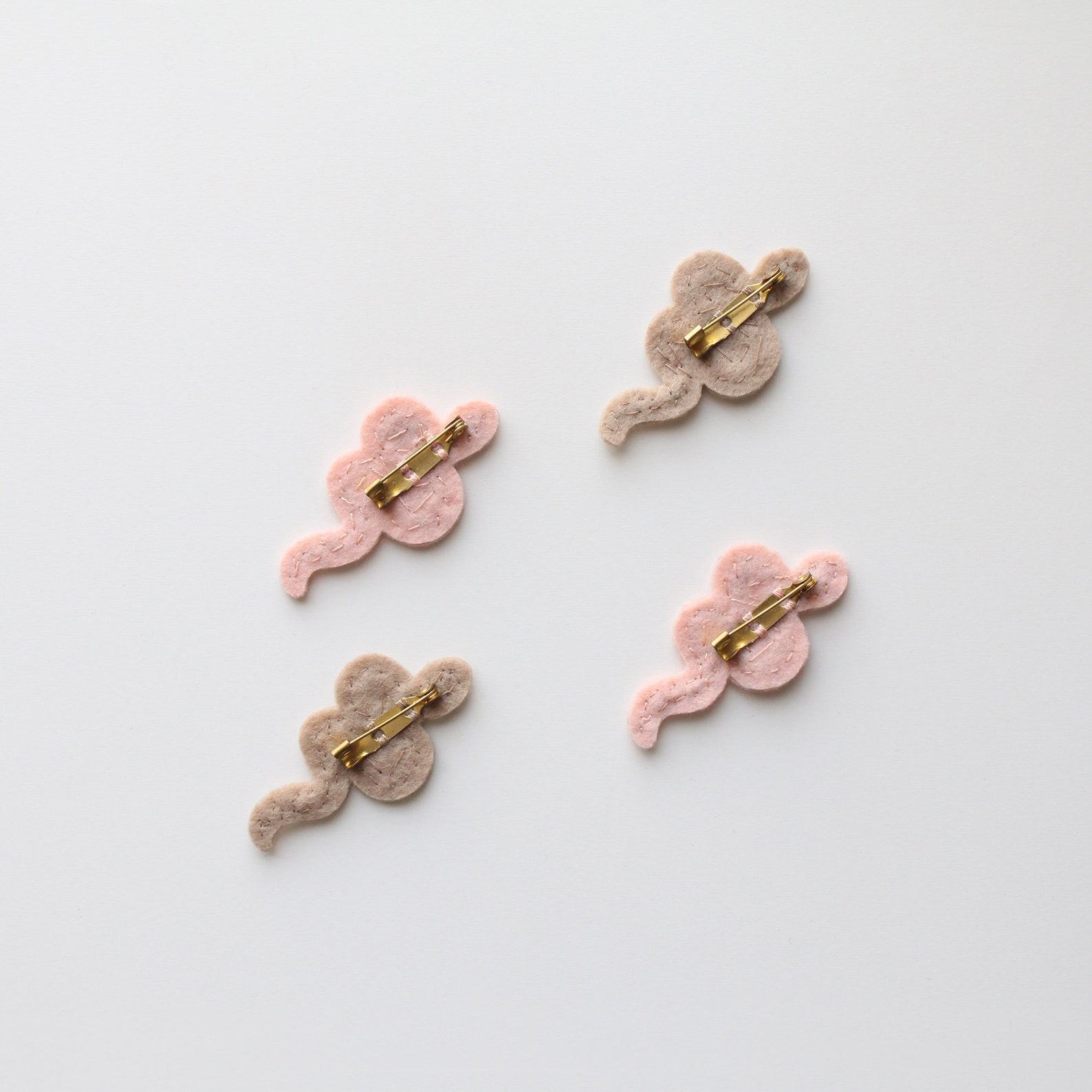 Snake Brooch, Hand Embroidered Snake Pin, Hand Stitched Snake Jewelry ...