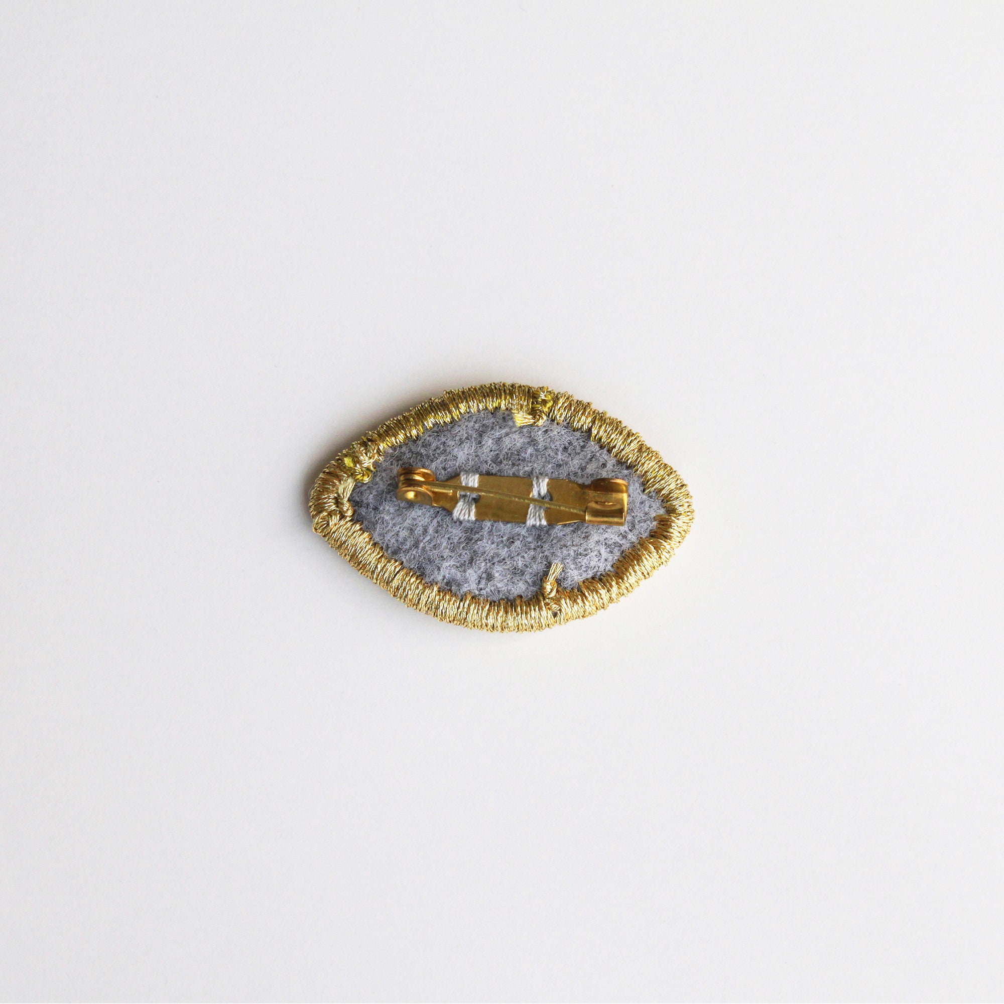 All-seeing Eye Pin, Mystical Eye Pin, Stitched Eye Brooch, All-seeing ...