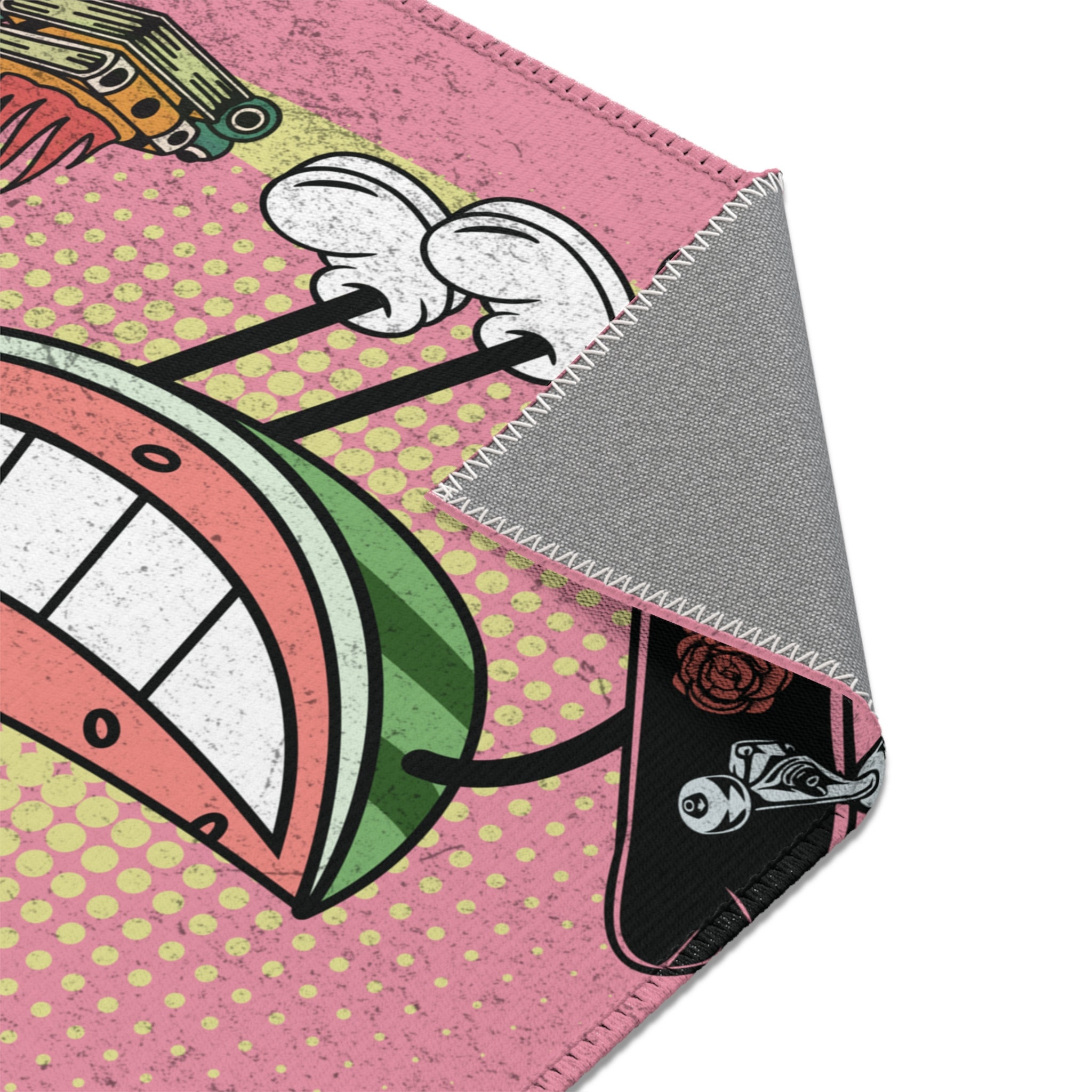 Anime Rug, Funky Rug, Irregular Rug, Y2k Rug, Groovy Rug, Beside Rug ...