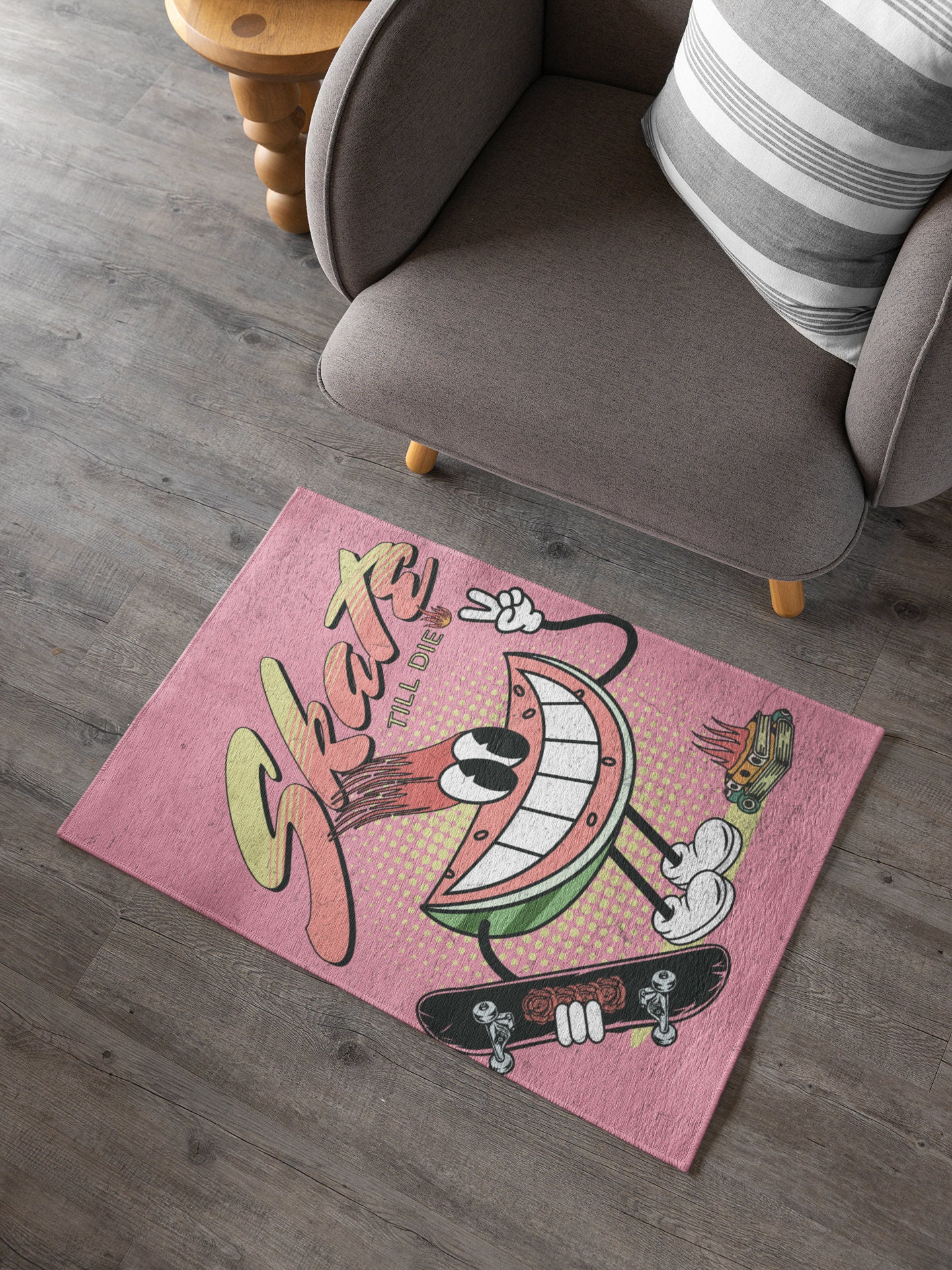 Anime Rug, Funky Rug, Irregular Rug, Y2k Rug, Groovy Rug, Beside Rug ...