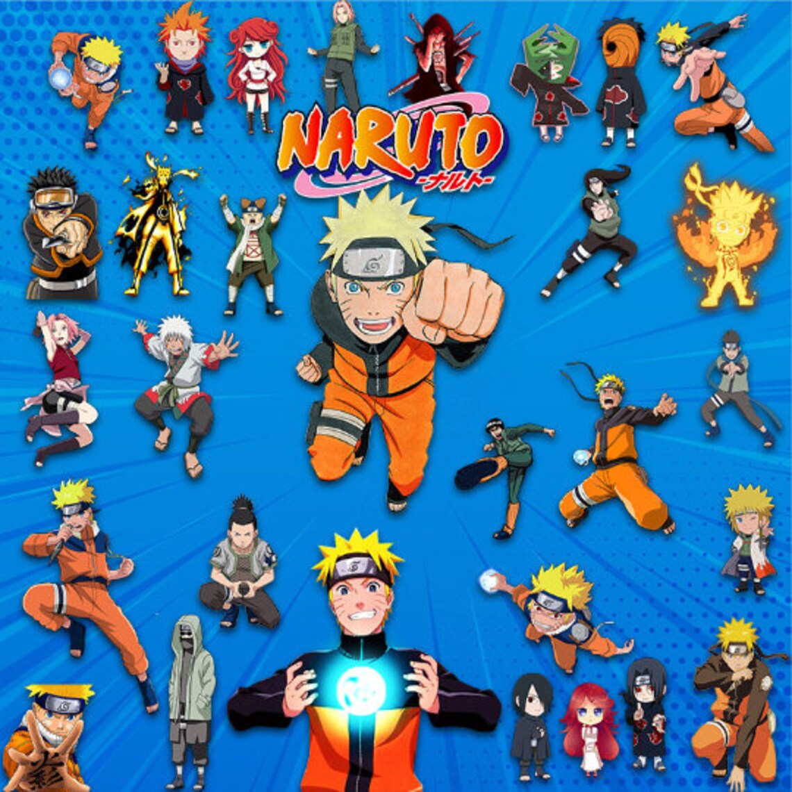 Anime digital Paper Instant Download | Etsy