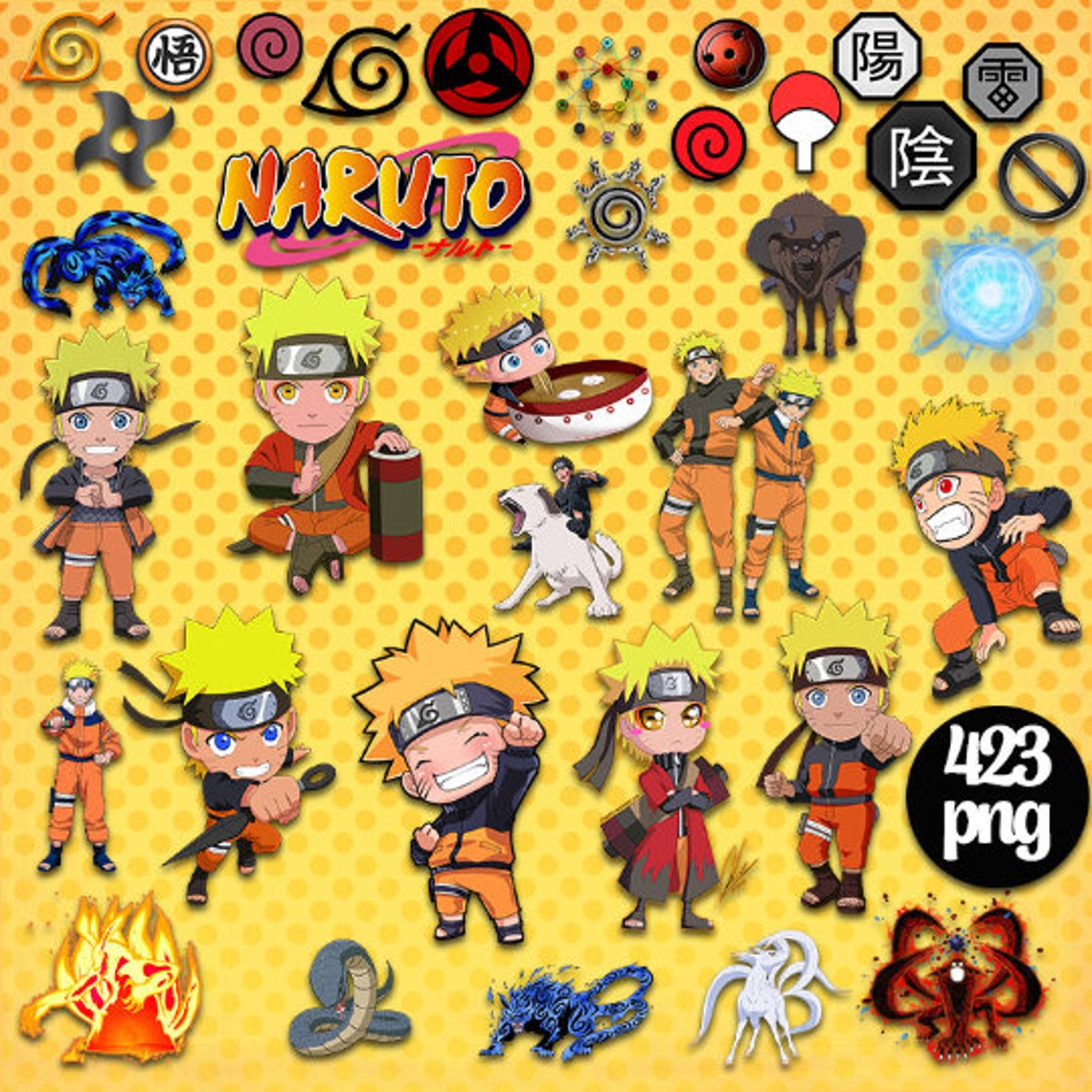 Anime digital Paper Instant Download | Etsy