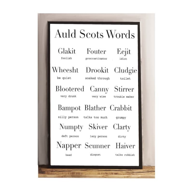 Scottish Sayings - Etsy