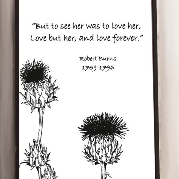 Robert Burns Print - Etsy