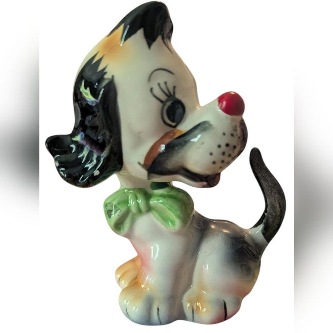 Vintage Artmark Snirky Circus Dog Salt or Pepper Shaker 1950s Made in ...