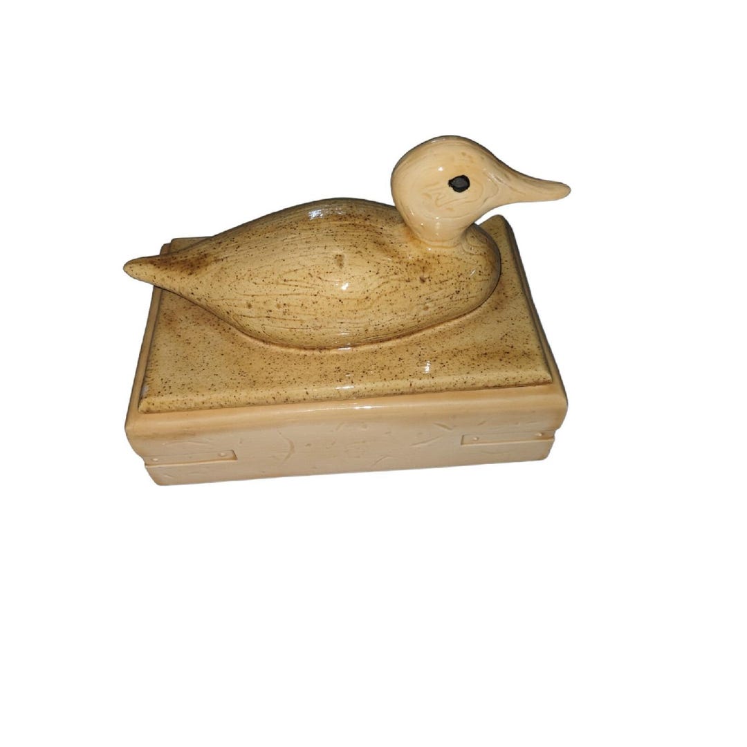 Vintage Duncan Enterprises 1978 Duck Decoy Box Hand Ceramic 6.5 X 5" - Etsy