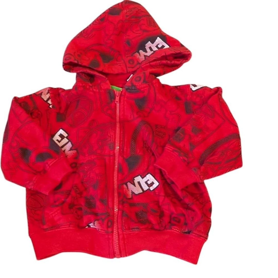Vintage Y2K Elmo Sesame Street Infantred Graphic All Over Sporty Hoodie ...
