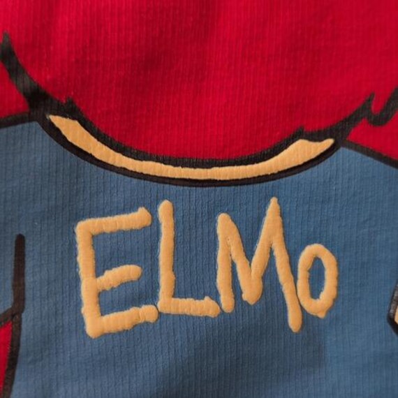 Sesame Street Elmo Y2K Hoodie Sweatshirt Size 24 Mont… - Gem