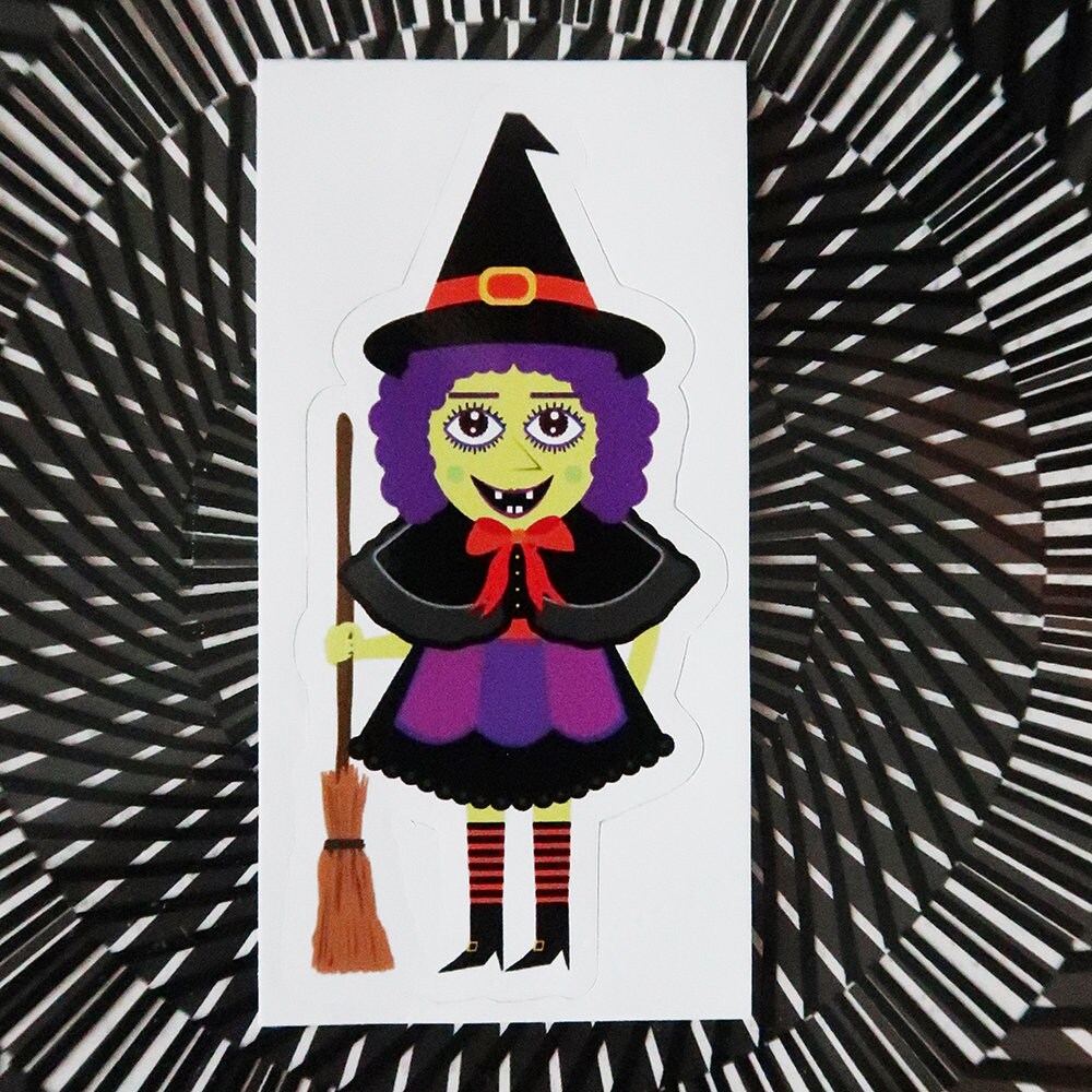Vicky the Witch Sticker - Etsy