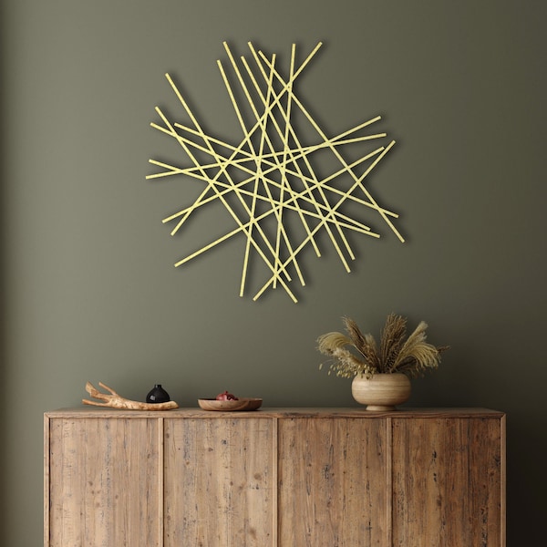 Gold Metal Wall Art - Etsy