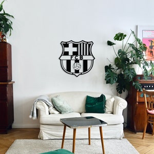 Barcelona Metal Logo Wall Decor: Football Fan Gift - Etsy
