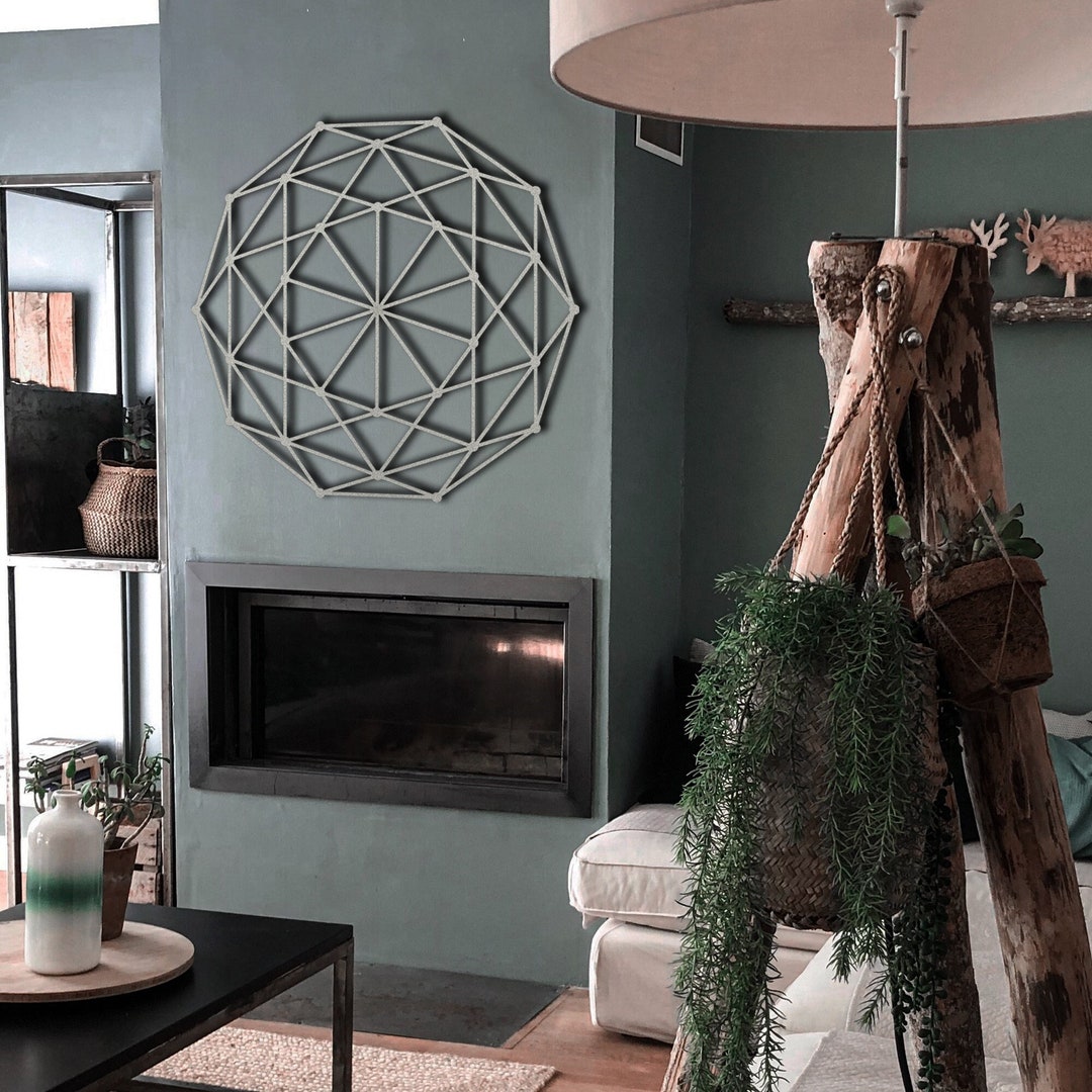 Sacred Equilibrium Metal Wall Art, Sacred Geometry Wall Decor ...