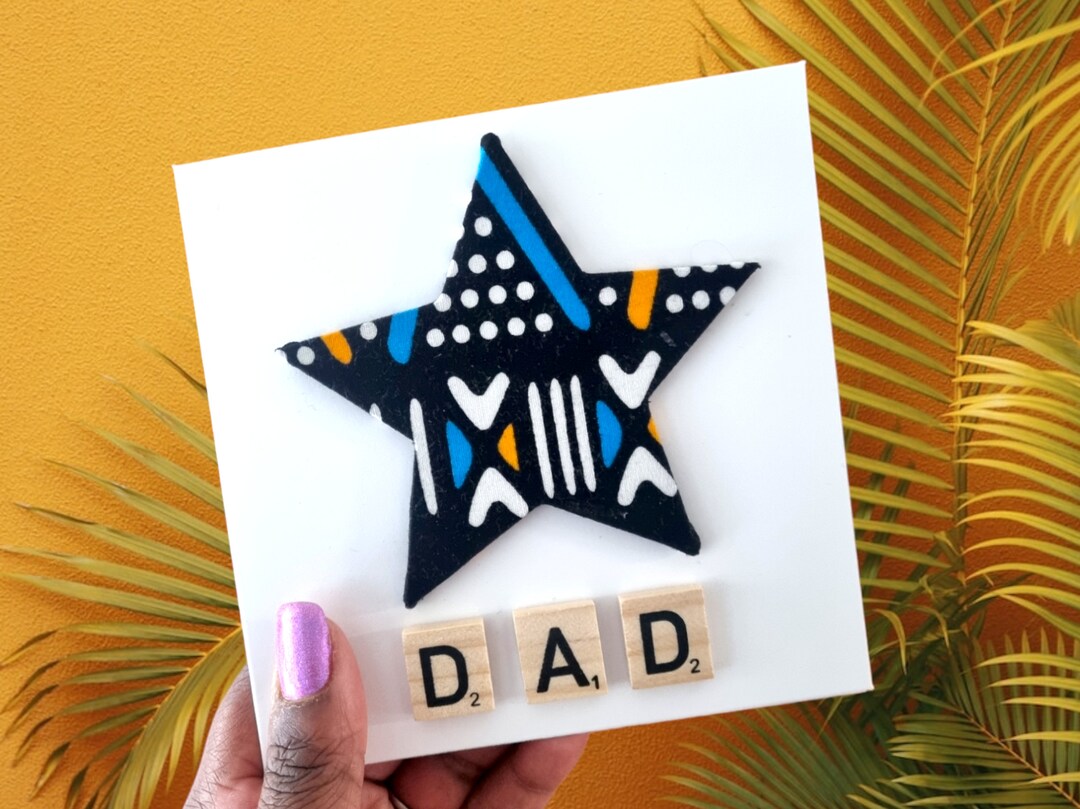 Tarjeta del Día del Padre para papá, Tarjeta Scrabble para él, Tarjeta ...