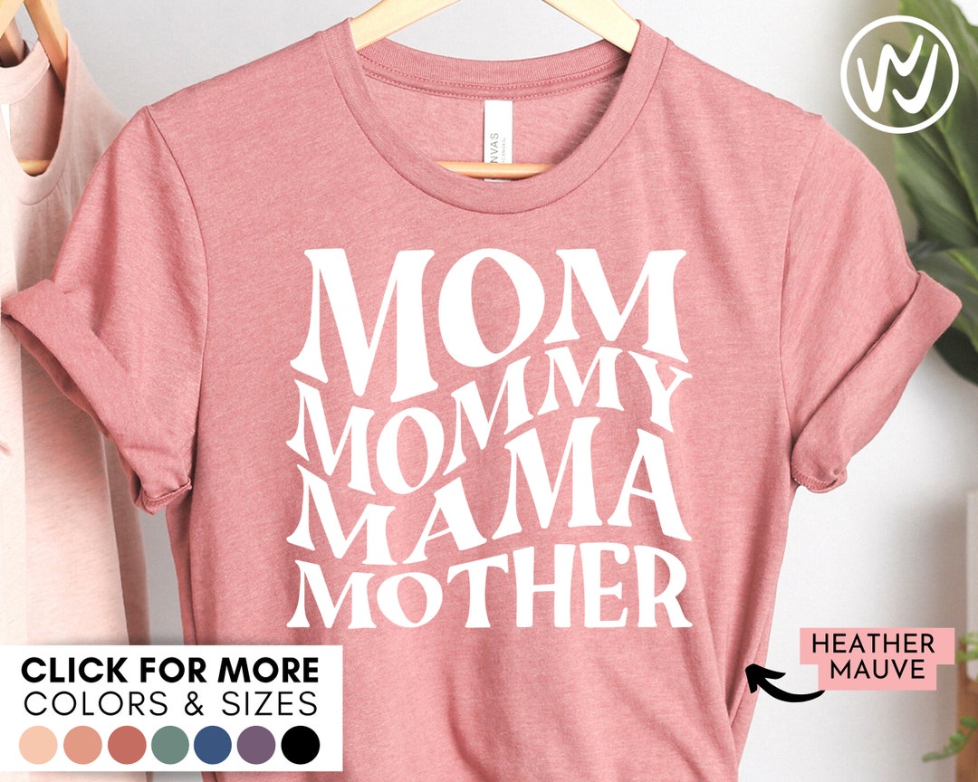 Mom Mommy Mama Mother Shirt Trendy Vsco Mama Bruh Tee, Cute Tiktok Mom ...
