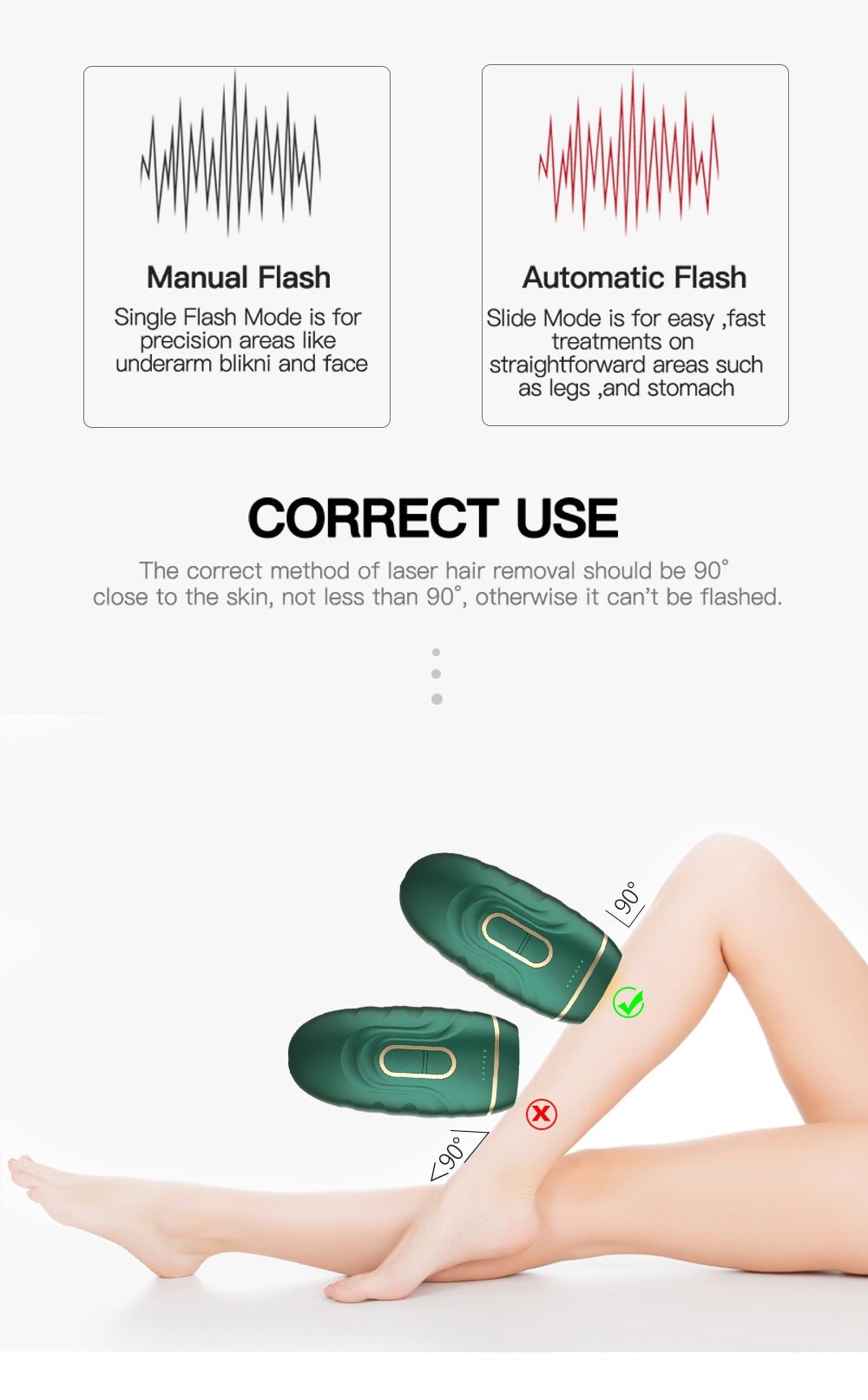 Flicker Beauty-ipl Laser Hair Removal - Etsy