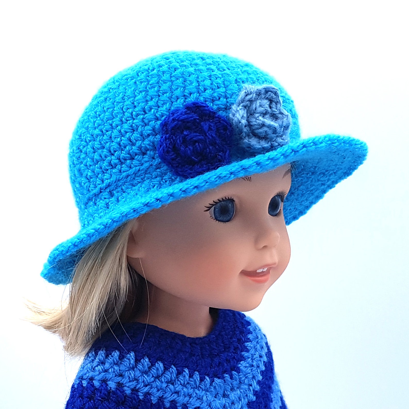 Crochet Pattern for Hats in 2 Sizes for Dolls Like Paola - Etsy