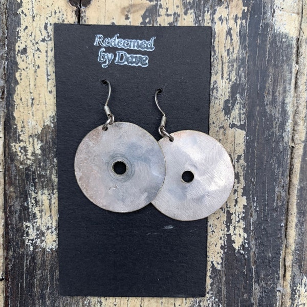 Large Disc Earrings - Etsy