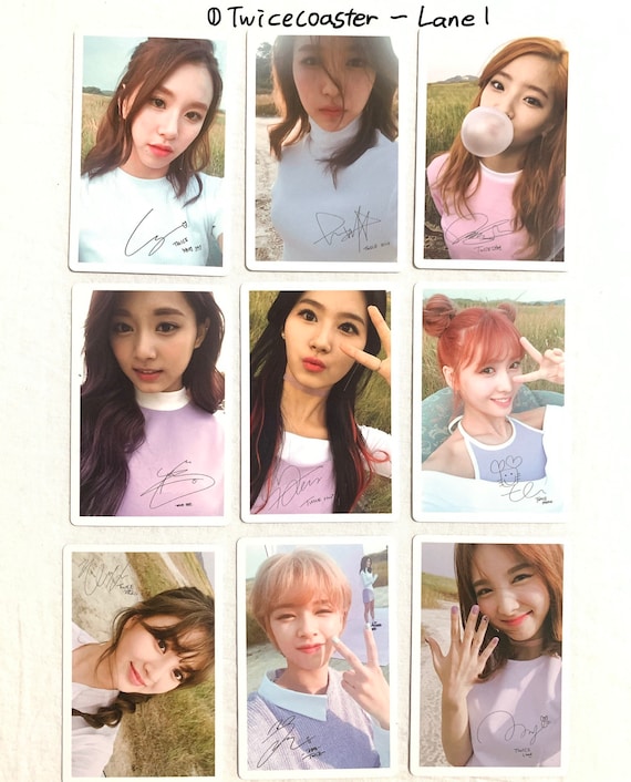 Twice Photocard Official Pre Order Album Photo Trading Card Etsy México