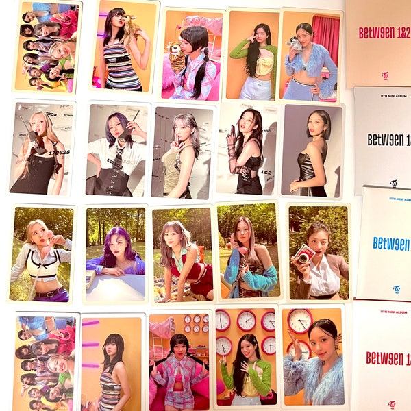 Twice Photocards Between 1 and 2 - Etsy