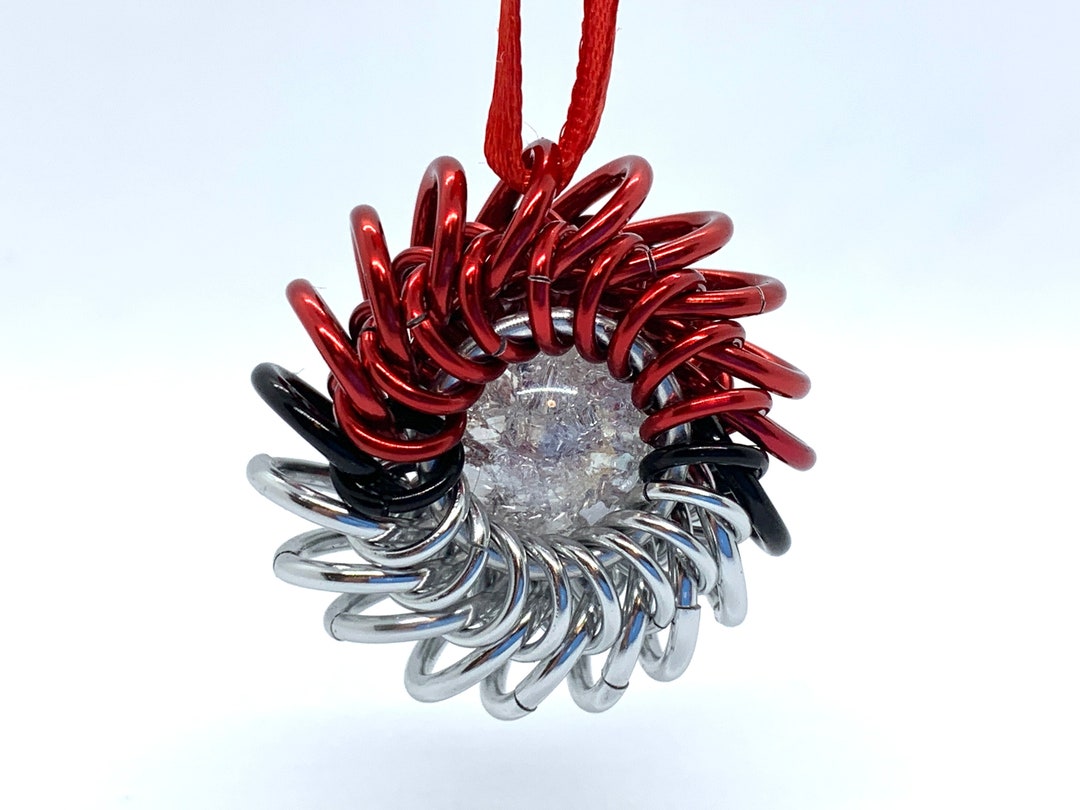 Chainmail Aluminum Pokeball Ornament Pendant - Etsy