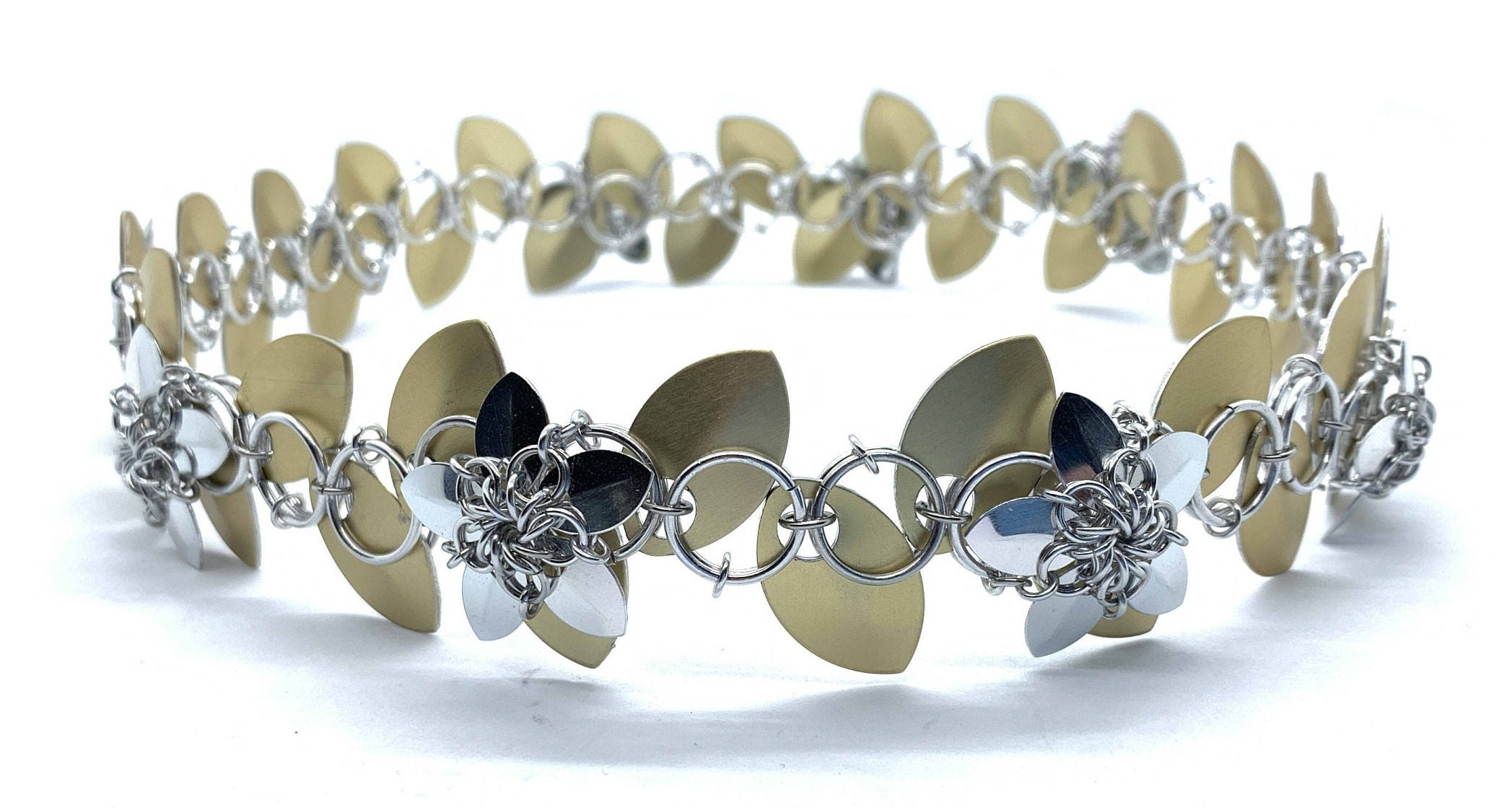 X2 KIT With TUTORIAL Chainmail Laurel Wreath Circlet - Etsy