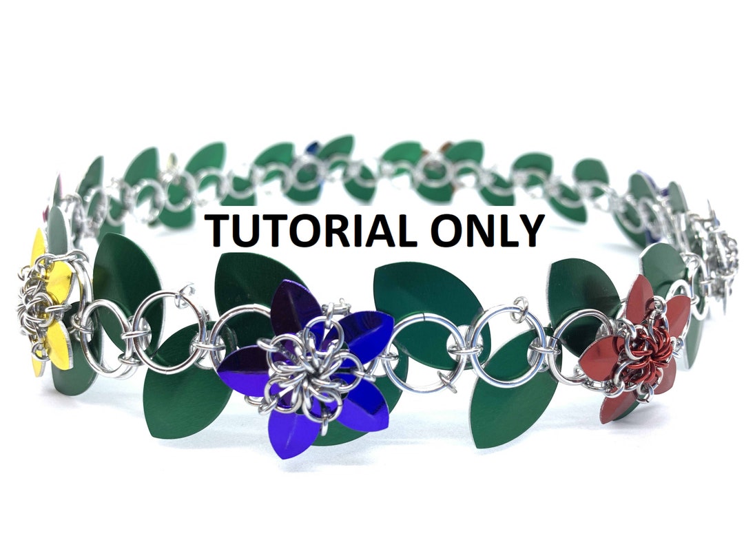 Laurel Wreath Scalemaille Chainmaille Crown TUTORIAL - Etsy