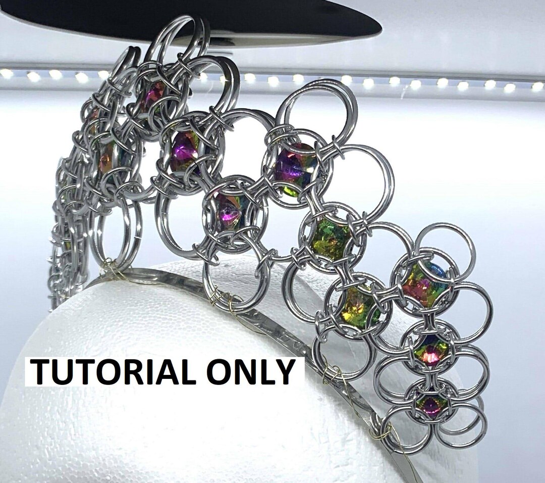 Chainmail Staggered Tiara TUTORIAL - Etsy