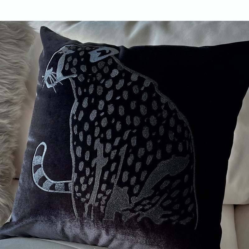 Leopard Throw Pillow - Etsy