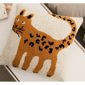 Cheeky Leopard on Super Plush Fabric! Snuggly & Stretchy Leopard Throw ...