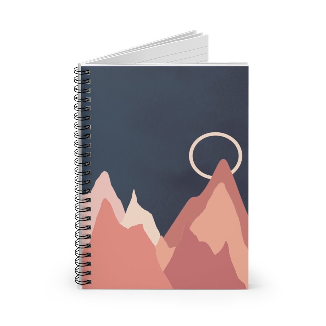 Abstract Mountain Notebook | Hiking Journal | Spiral Notebook | Travel ...