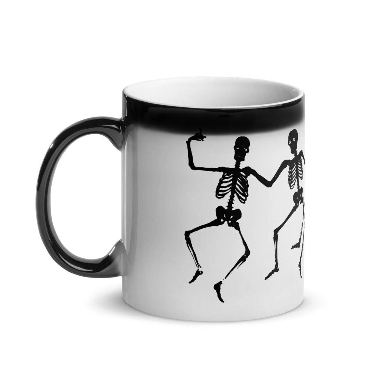 Skeleton Glossy Magic Mug | Etsy