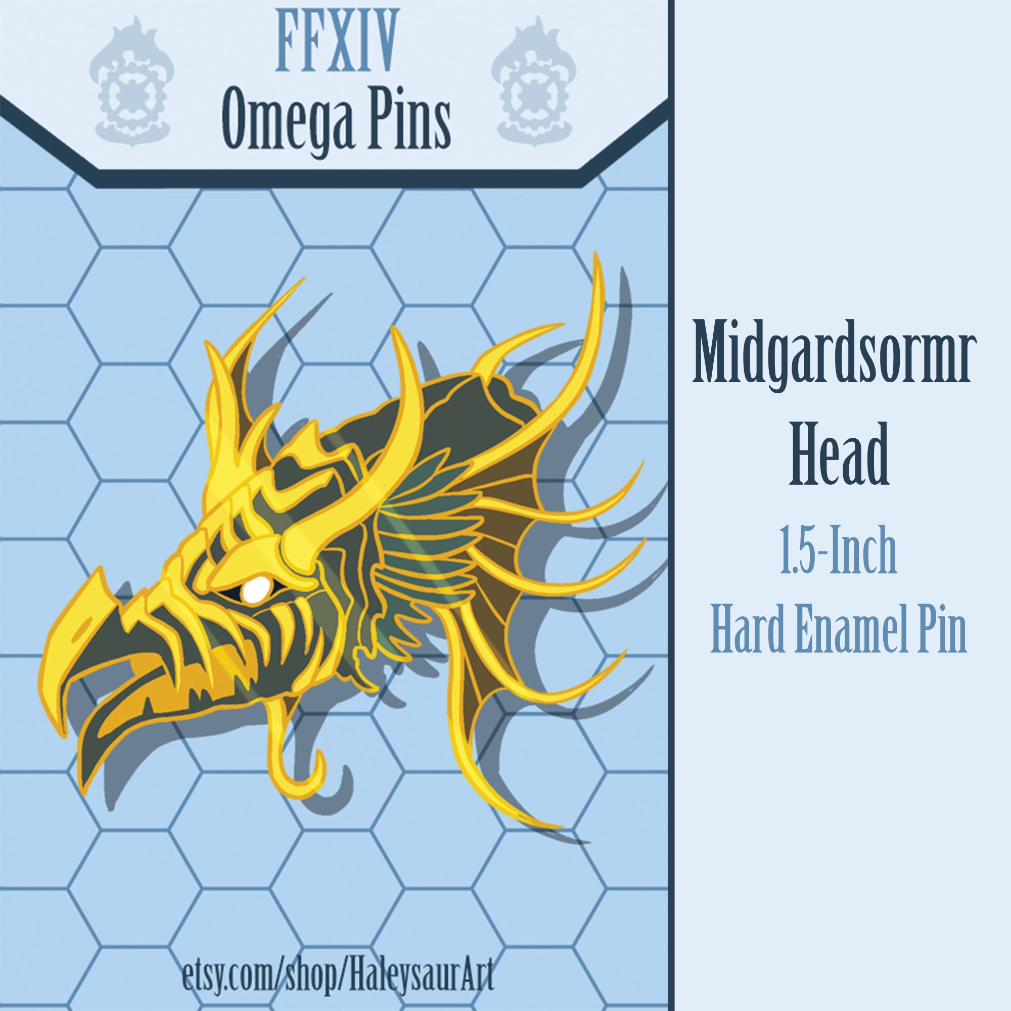 FFXIV Omega Enamel Pins | Etsy