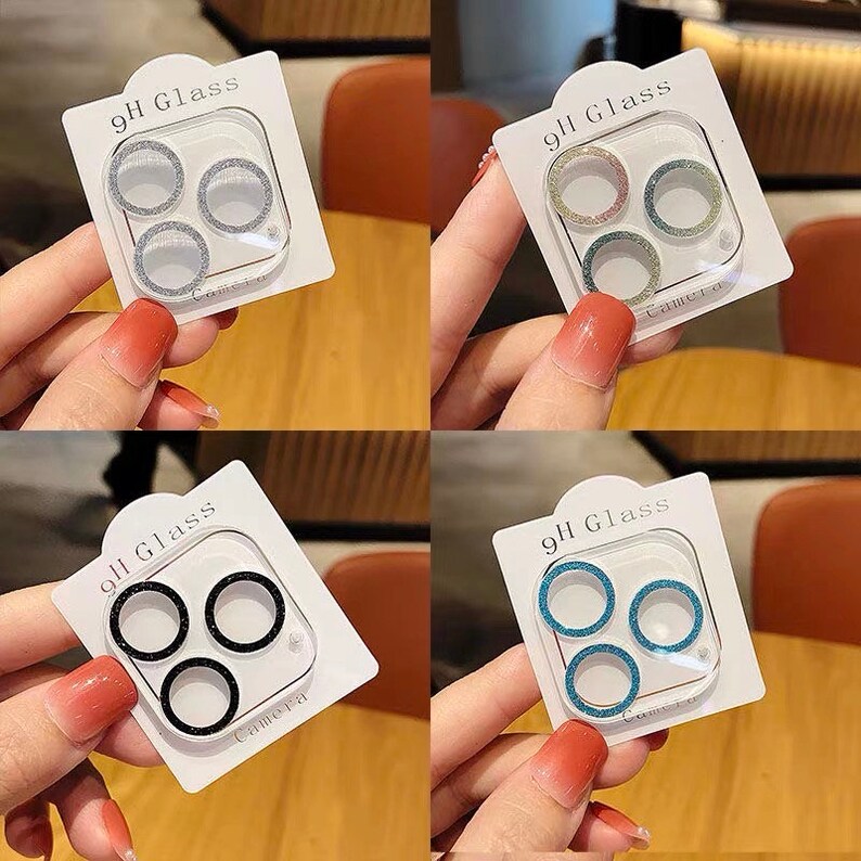 IPhone 14 13 12 Camera Lens Protector, Bling Camera Lens Cover Sticker ...
