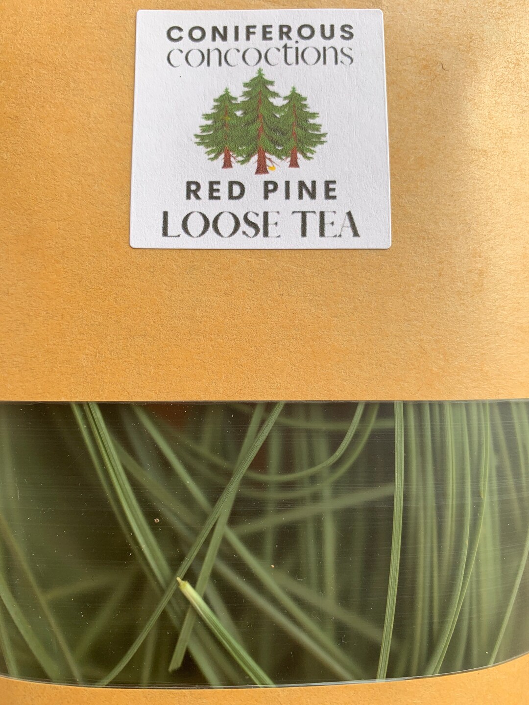 RED PINE NEEDLE Tea, Natural Hand Harvested, Herbal Teas, Pinus ...