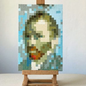 Portrait of Vincent Van Gogh. Pixel Art - Etsy