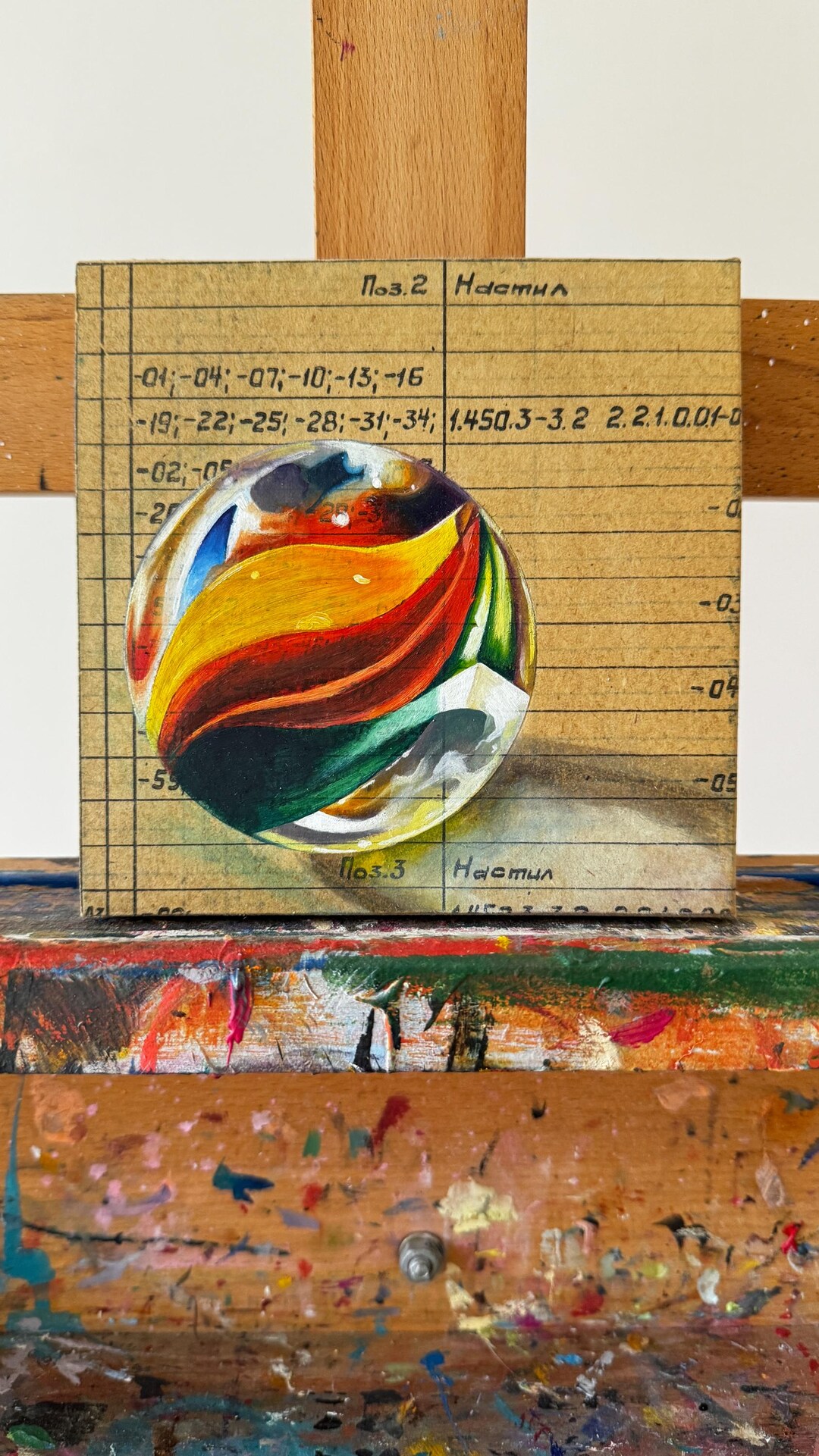 Marbles. Original Oil Painting - Etsy