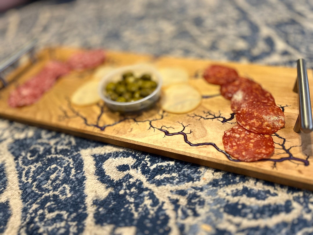 Fractal Burned Charcuterie Board - Etsy