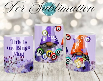 Bingo Mug Template - Etsy